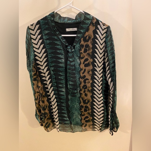 Tops | Made In Italy Silk Blouse | Poshmark